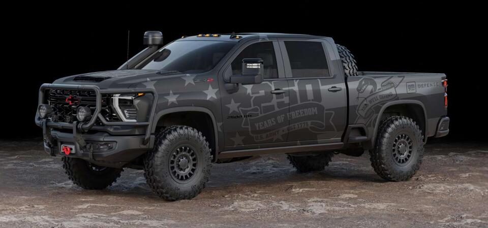 AEV And GM Defense Show Off Custom Chevy Silverado HD ZR2 Bison At AUSA ...