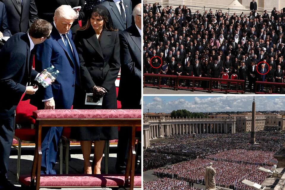 Trump and Zelensky get first-row seats to Pope Francis’ funeral in ...