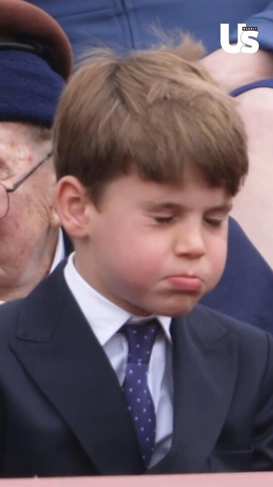 Prince Louis steals the spotlight again! 👑😄 The young royal was caught ...