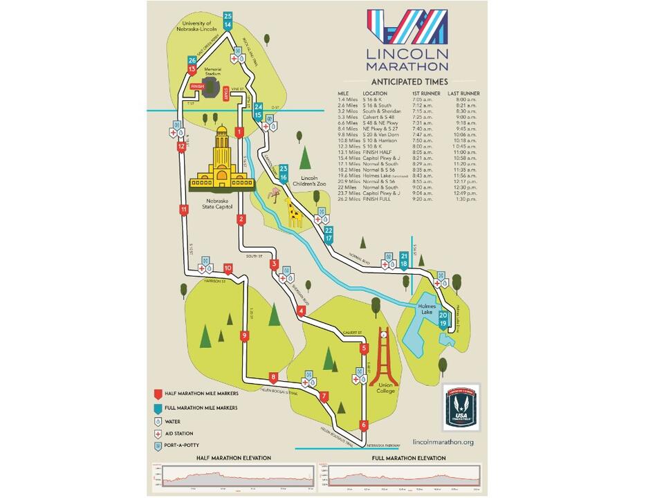 LPD, Lincoln Track Club Prepare for Sunday’s Lincoln Marathon