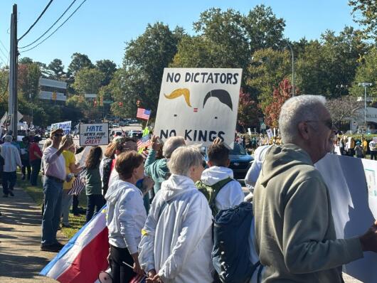 No place for a monarchy: The No Kings protest - NewsBreak