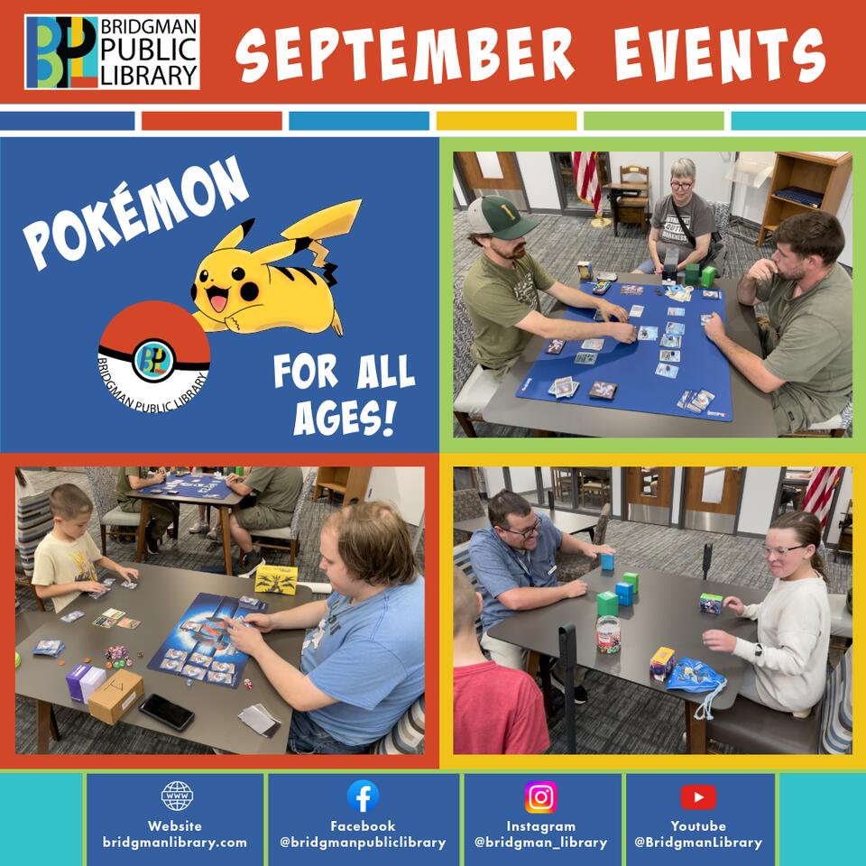 Bridgman Public Library ~ September Events - NewsBreak