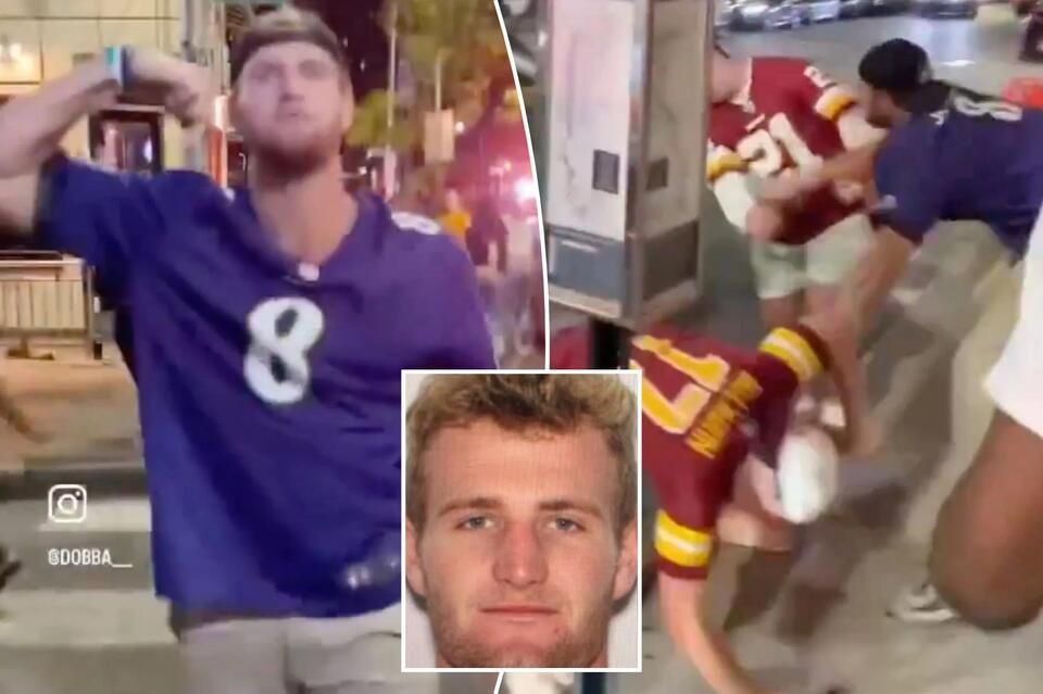 Ravens fan John Callis turns himself in to police after pummeling ...