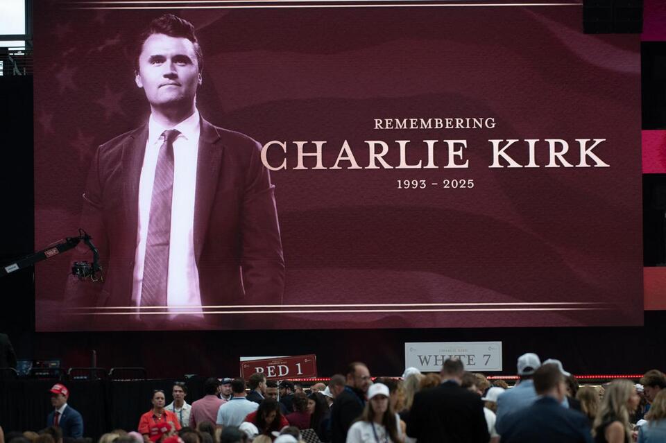 Turning Point USA faces backlash for recreating Kirk shooting site ...