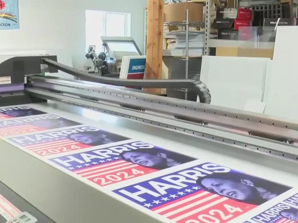 2024 Election: AZ shop making Kamala Harris merch