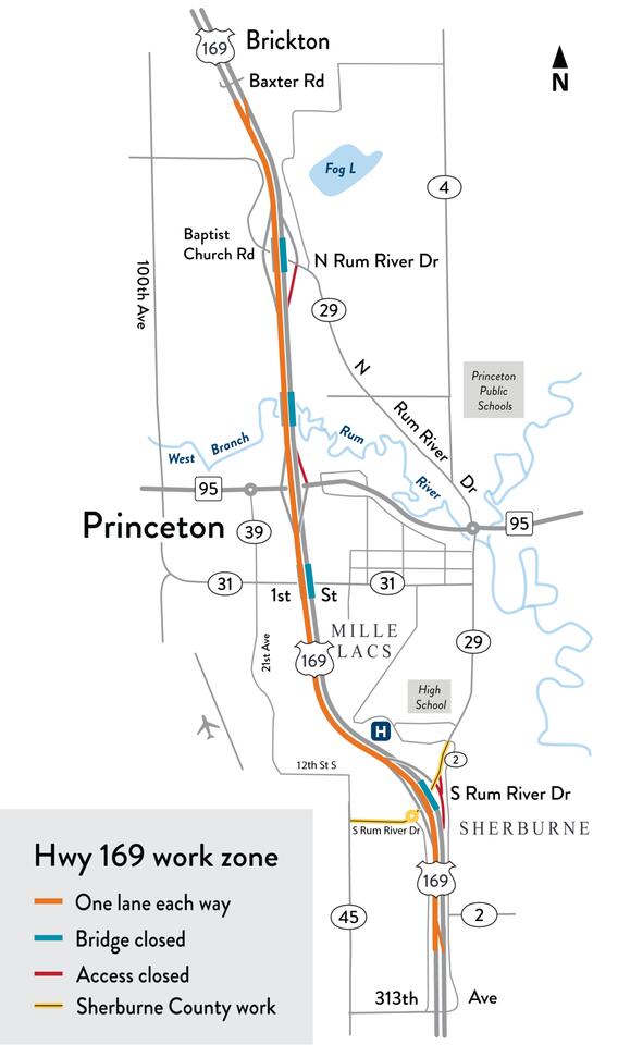 Highway 169 Princeton bridge work reaches halfway point - NewsBreak