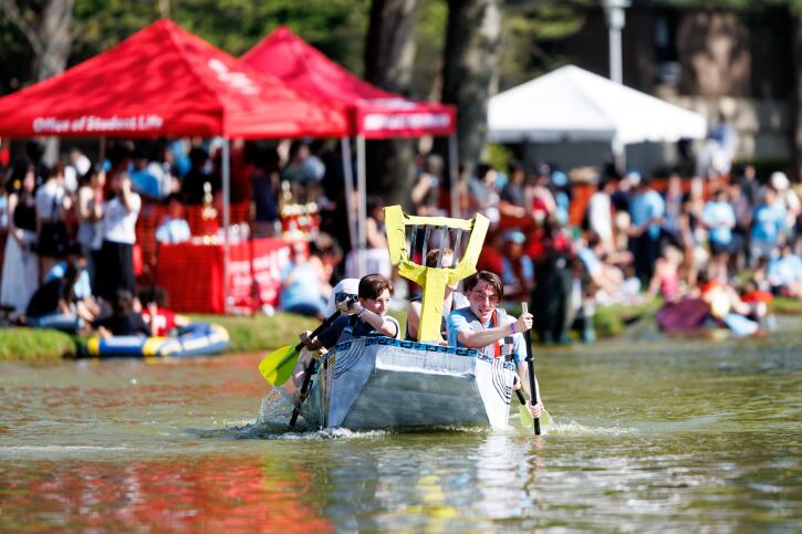 SBU students sail into mythology at 36th annual Roth Pond Regatta ...