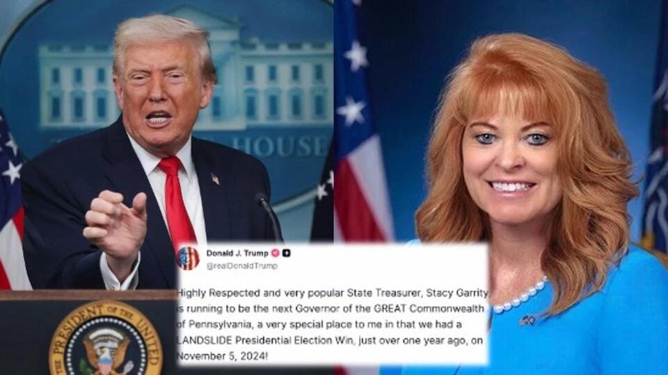 President Trump endorses Stacy Garrity for PA governor - NewsBreak