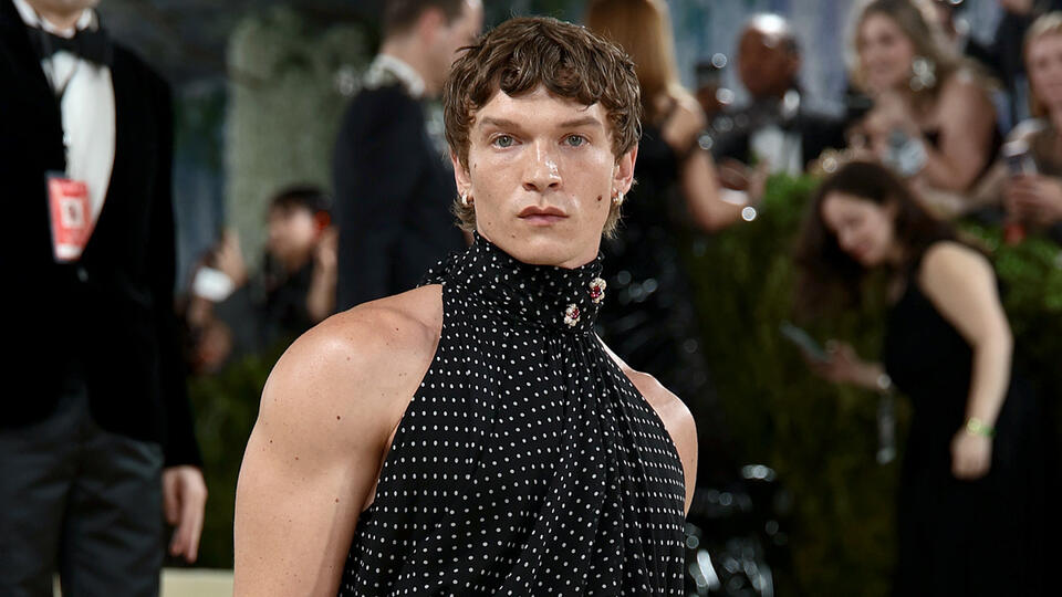 Connor Storrie Makes Met Gala Debut, Shows Off Massive Muscles in YSL ...
