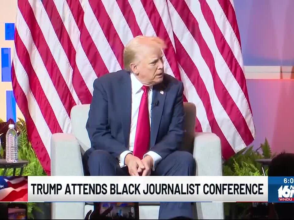 Donald Trump takes part in heated discussion at NABJ convention in Chicago