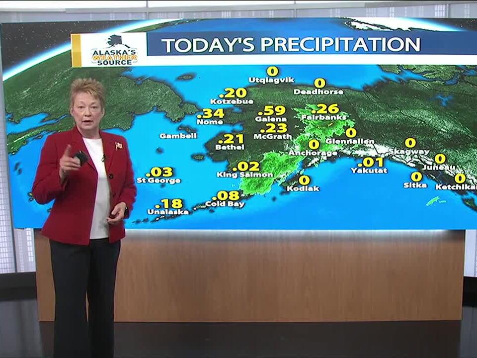 Rain spreads across Alaska on the 4th