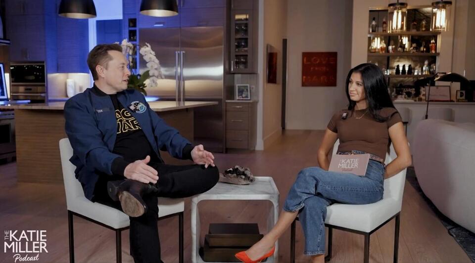 Musk Goes on Katie Miller’s Podcast After He Had to Correct His AI For ...