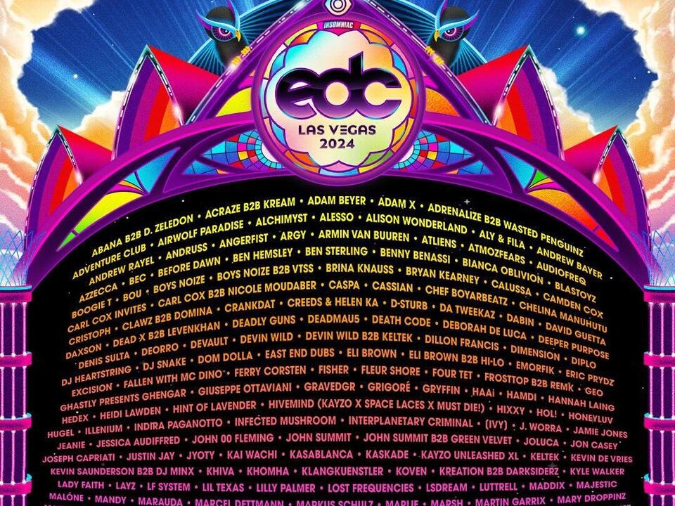Insomniac Reveals Lineup for EDC Las Vegas 2024