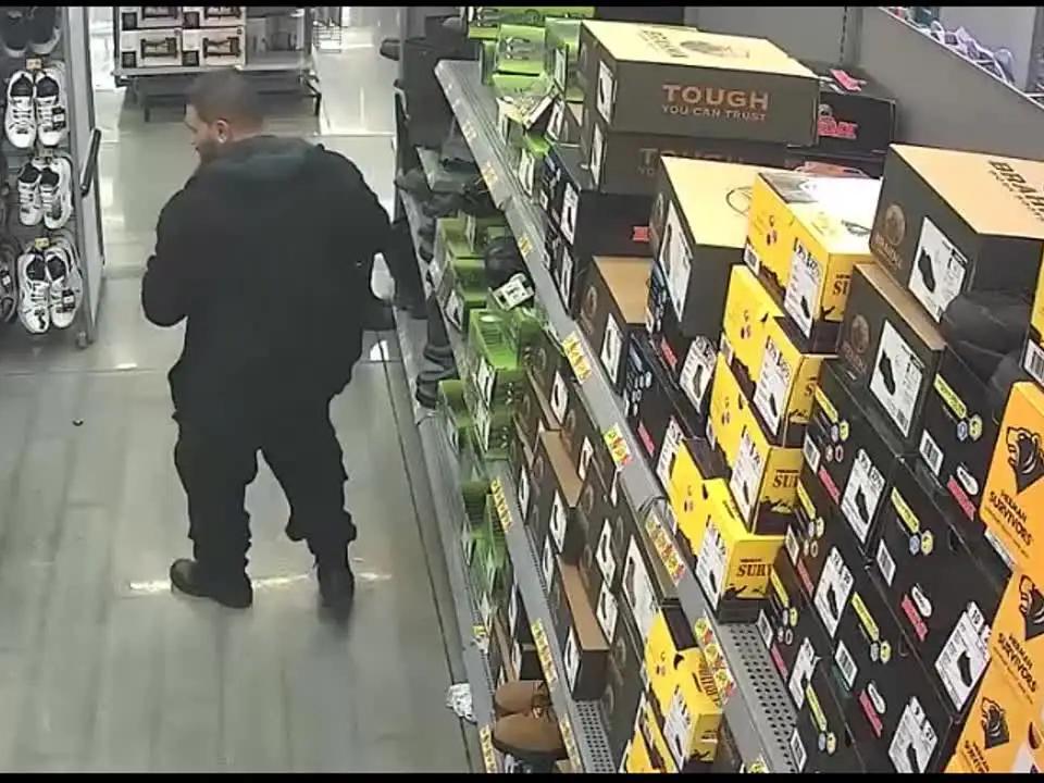Watch: Suspected shoplifter hides gun on shelf at Philadelphia Walmart