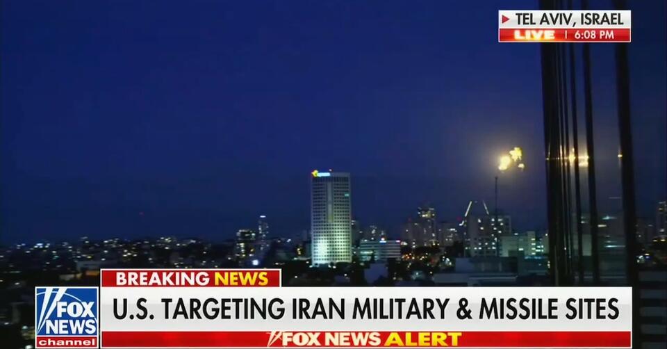 WATCH: Fox’s Trey Yingst Captures Incoming Iranian Missiles Dropping In ...