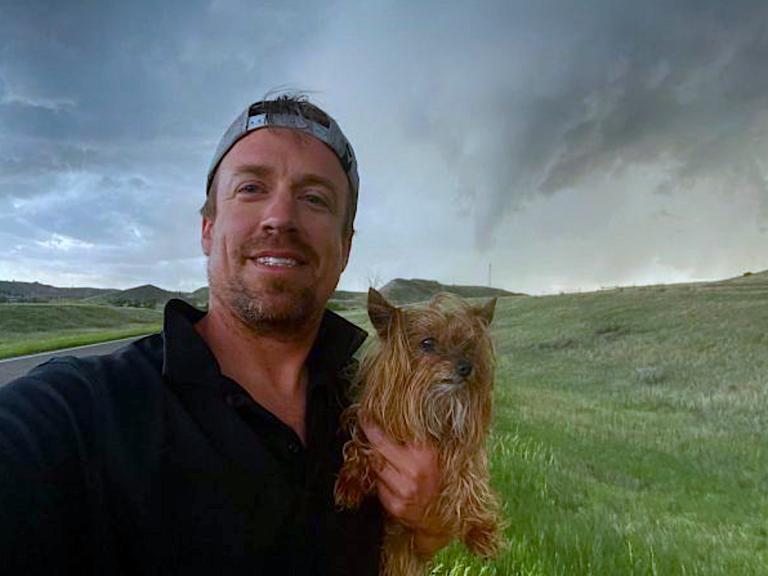 Reed Timmer mourns loss of Gizmo, his beloved storm-chasing dog - NewsBreak