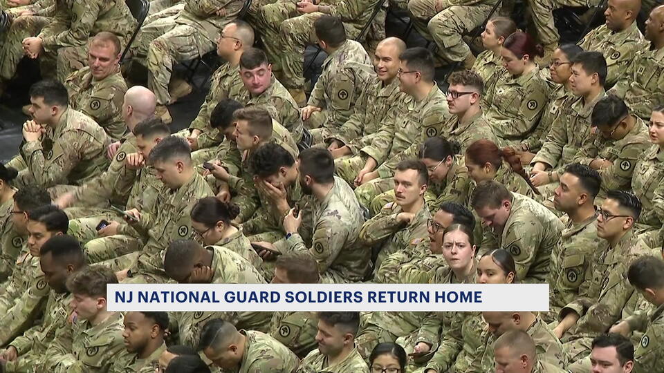 Welcome home: 1,500 New Jersey National Guard soldiers return from ...