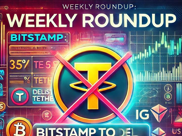 Weekly Roundup: Bitstamp to delist Tether, IG US rebrands
