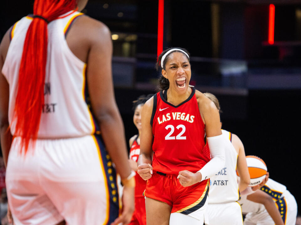 A'ja Wilson's Unreal Block On Angel Reese Goes Viral