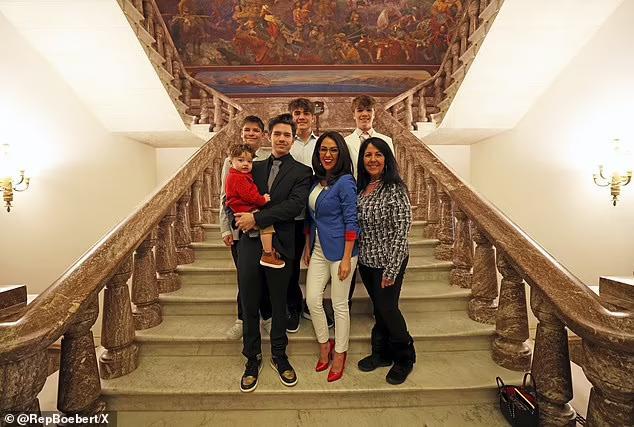 Lauren Boebert parades son Tyler, 18, and his baby around the Capitol ...