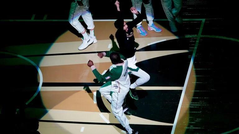 Here’s a look at the Celtics’ NBA Cup court floor - NewsBreak