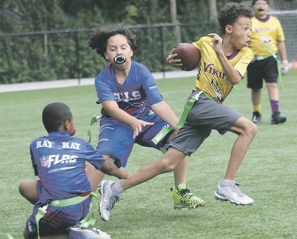Flag football thriving at Beloit's new Rising Tide Center - NewsBreak