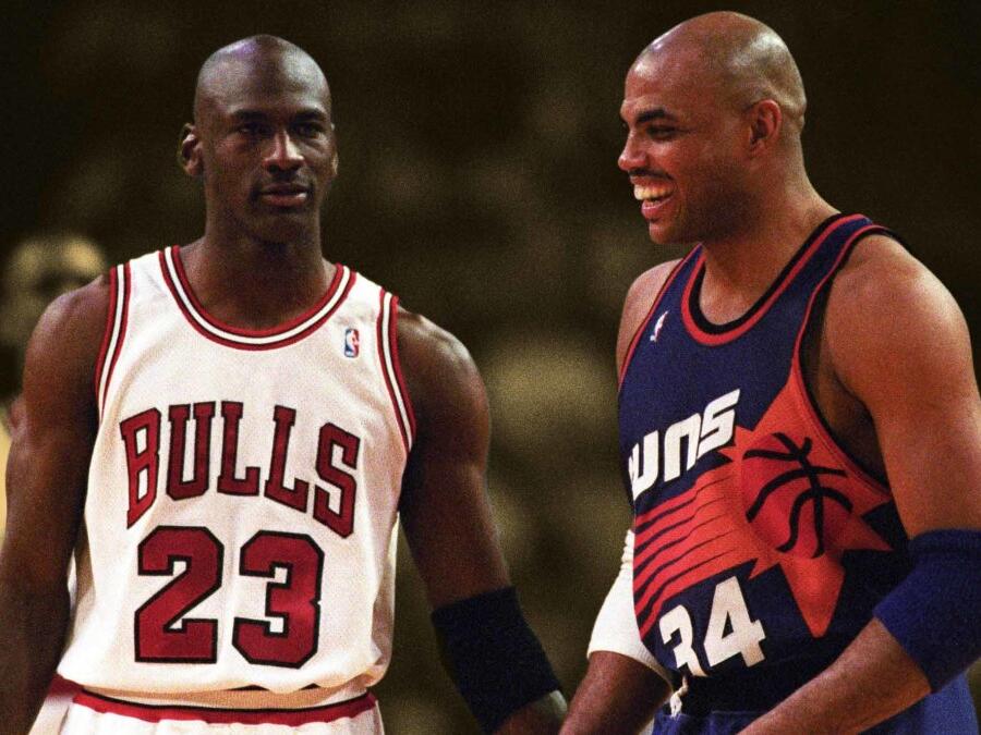 "Man! Michael Jordan shot the ball 43 times!" - Charles Barkley's reaction after seeing MJ's box ...