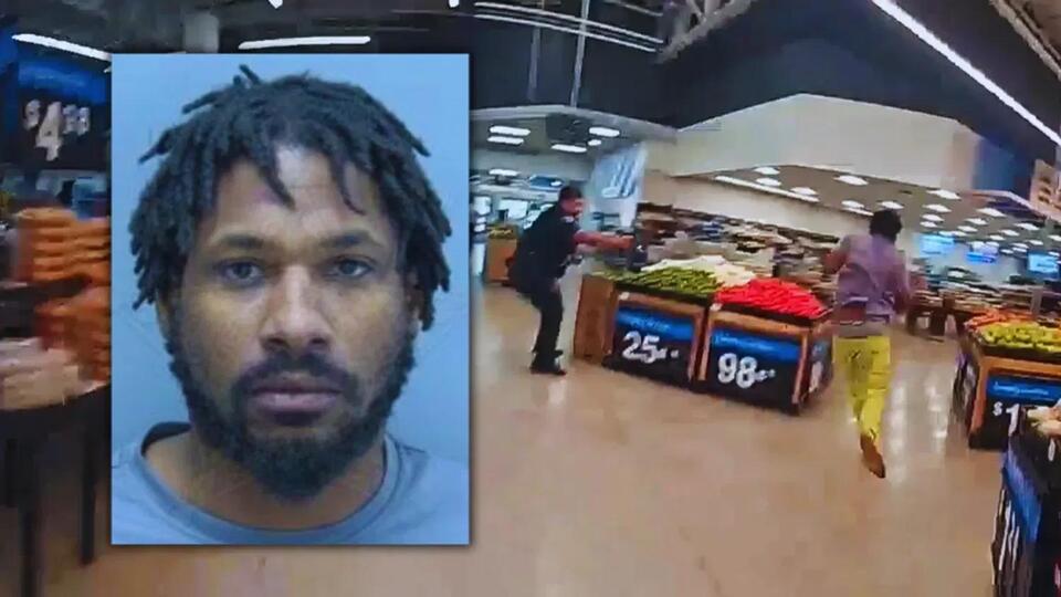 VIDEO: Florida man runs from deputies inside Walmart after allegedly ...