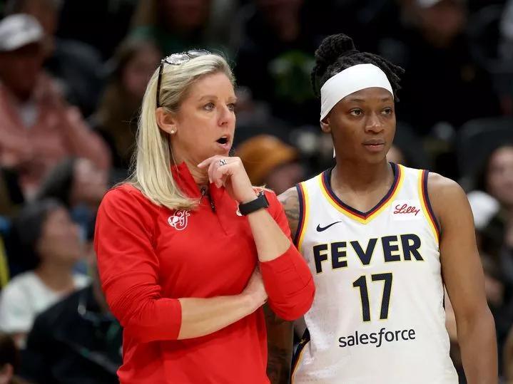 WNBA fans frustrated by Fever coach's latest response to loss after ...