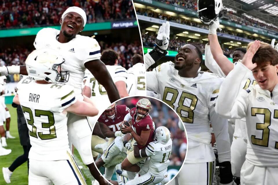 Georgia Tech stuns No. 10 Florida State in Ireland for dramatic start ...