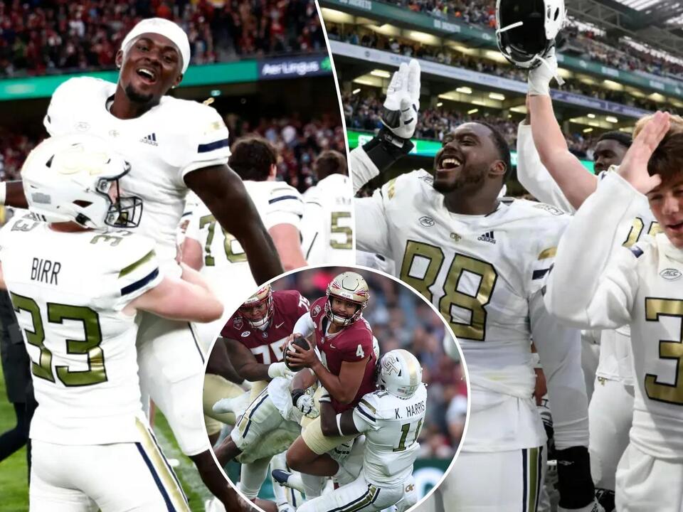 Georgia Tech stuns No. 10 Florida State in Ireland for dramatic start ...