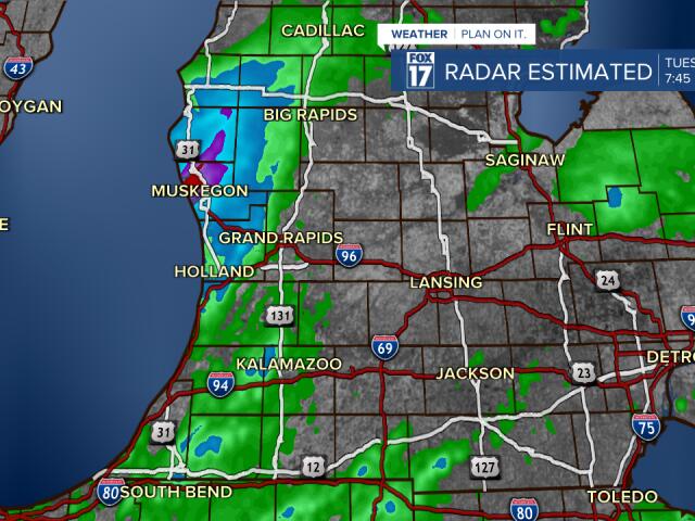 Heavy rain inundates parts of West Michigan
