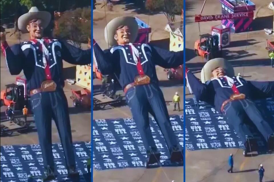Big Tex Takes His Winter Nap at the State Fair - NewsBreak