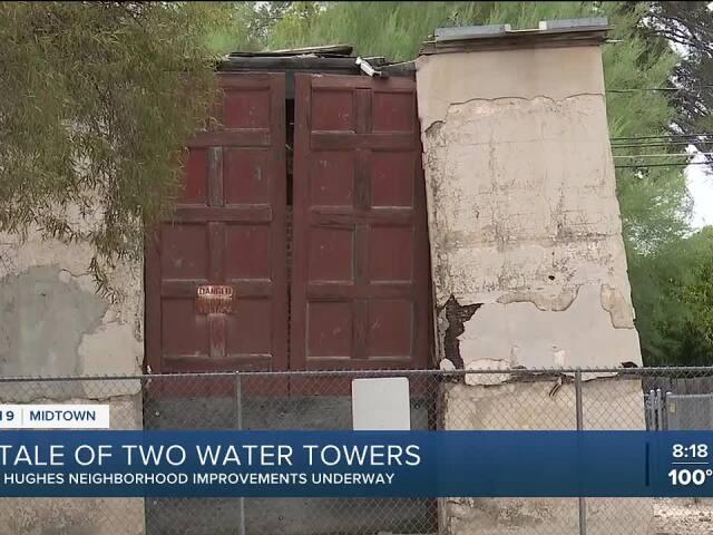 "A tale of two water towers": One neighborhood focuses on old buildings ...