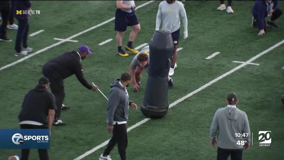 Mason Graham, Kenneth Grant, linemen put in work at Michigan pro day ...