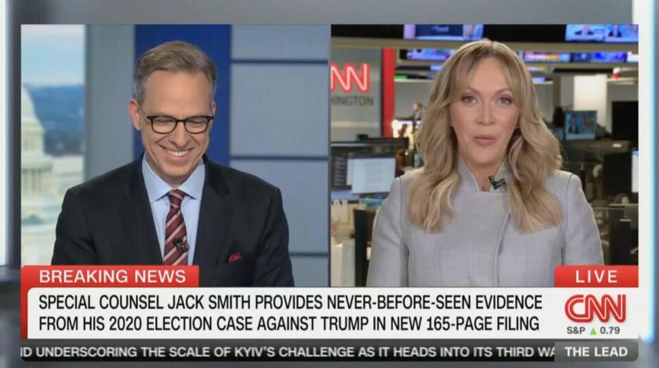 CNN’s Jake Tapper Cracks Up at Easily-Decipherable Redactions in New ...