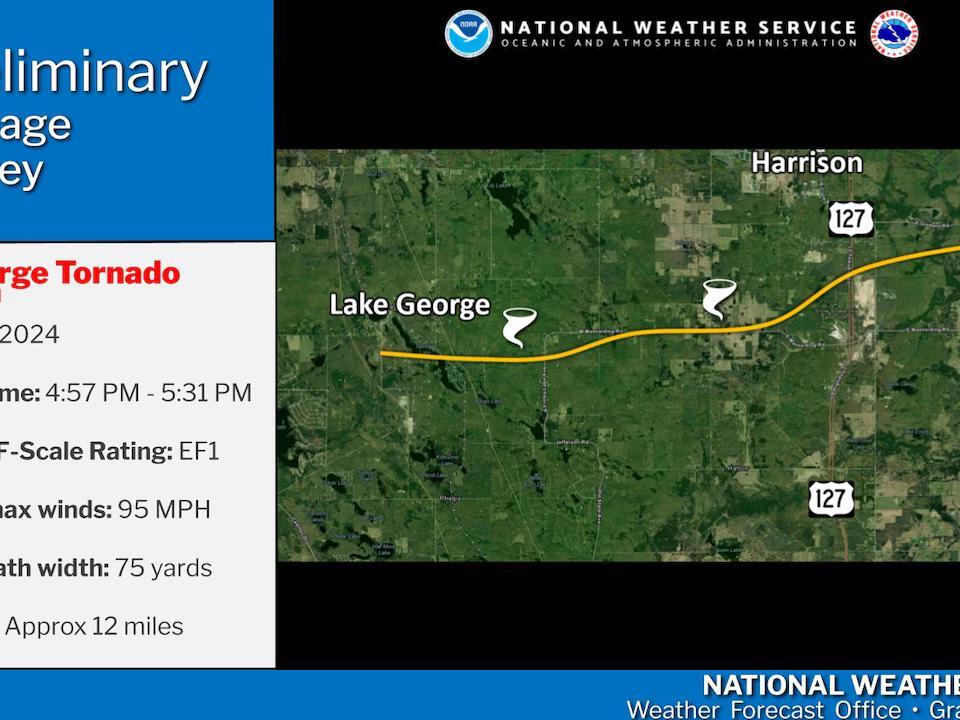 Tornado confirmed in Mid-Michigan after storm flipped boats, felled ...