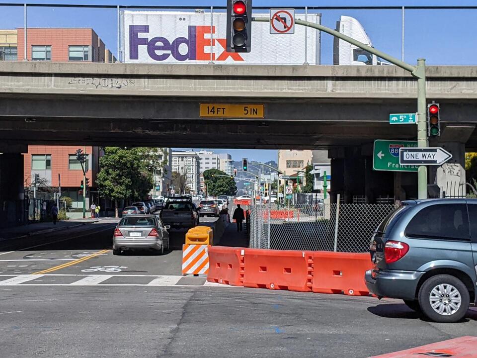 Caltrans Rips out Oakland Bike Lanes - NewsBreak
