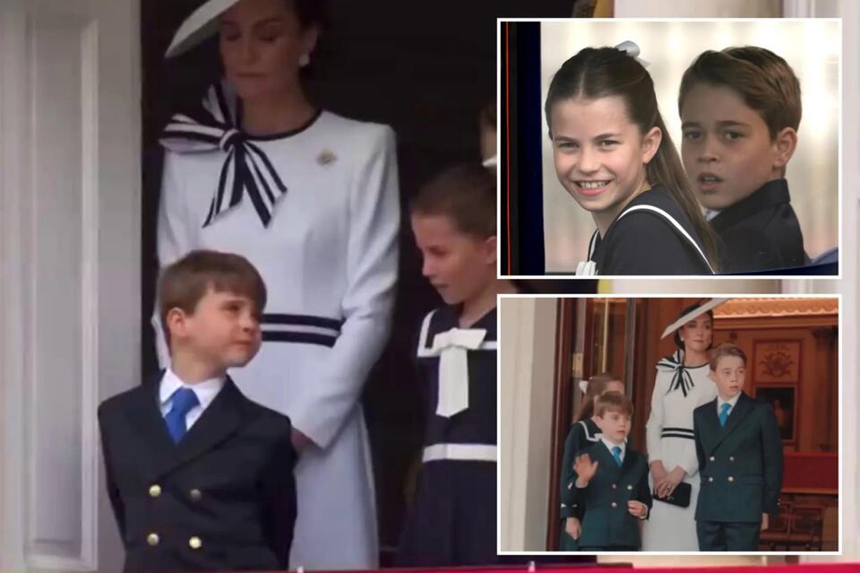 Cheeky Prince Louis pulls faces, shows off his dance moves as he joins ...