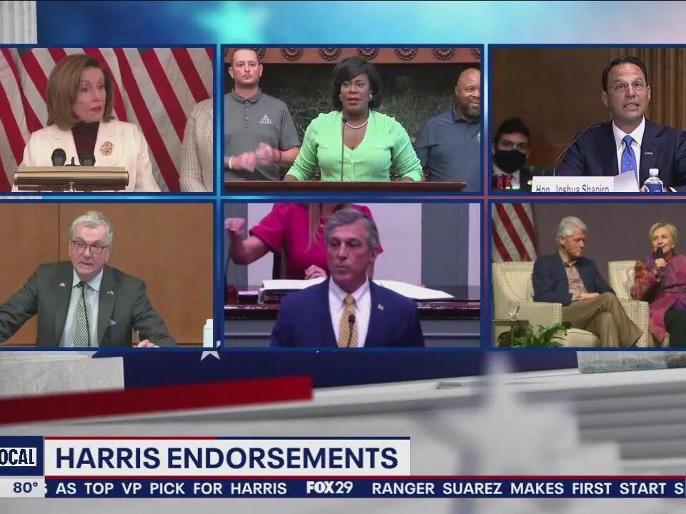 Kamala Harris gains endorsements: Here's what Democrat officials have ...