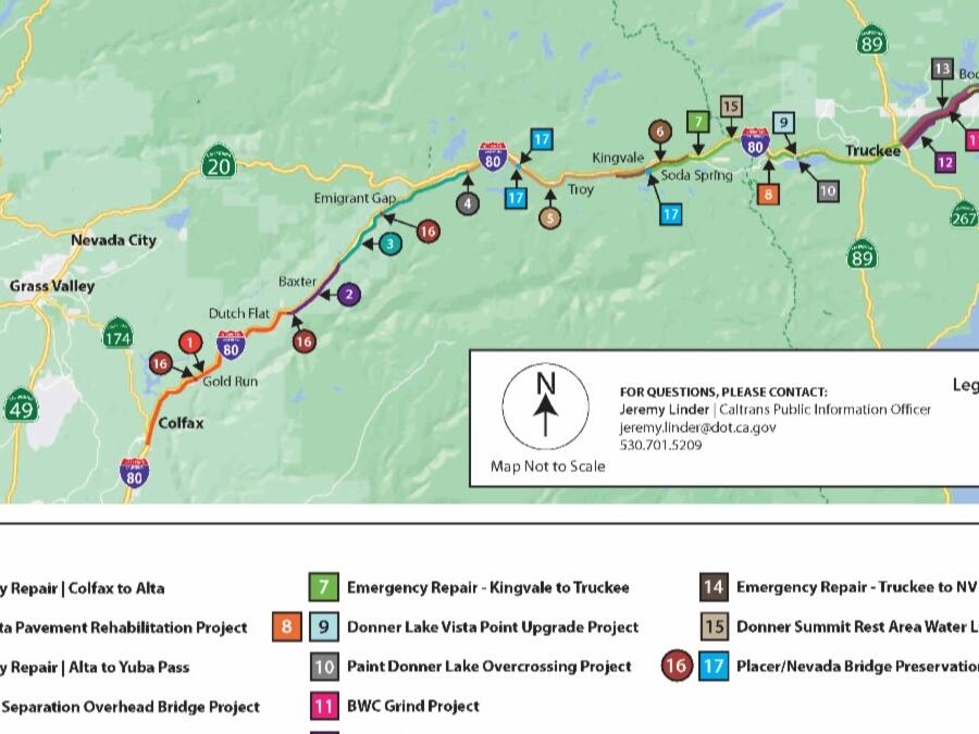 Caltrans Announces Lane and Ramp Closures on I-80 in two California ...