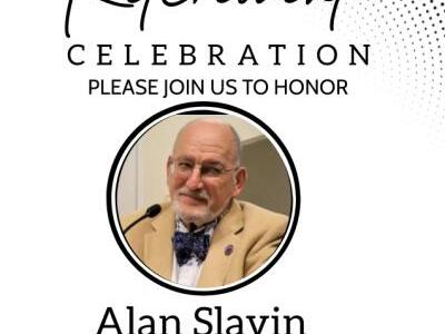 Date changed for Alan Slavin celebration