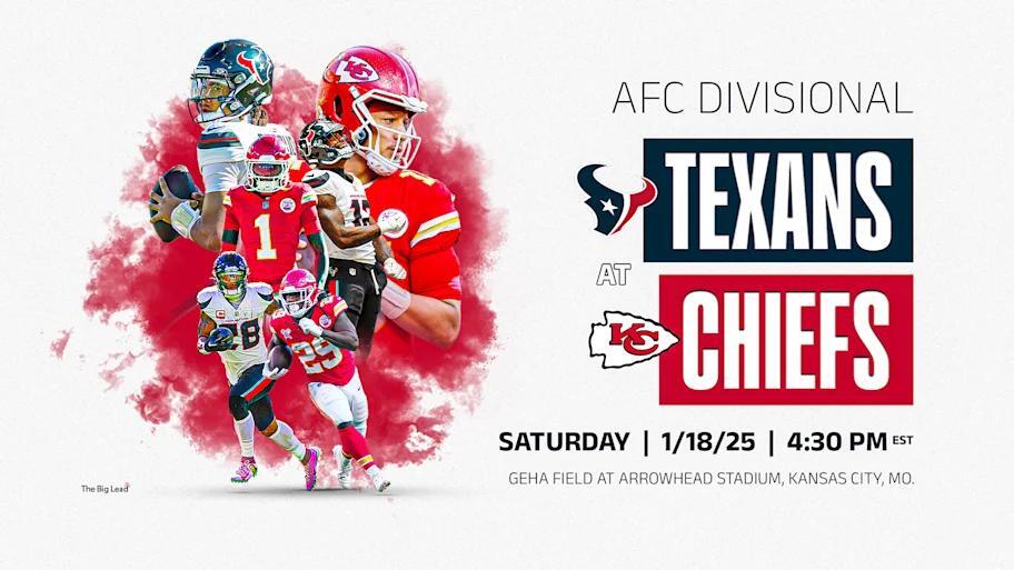 Watch NFL Playoffs Texans vs Chiefs Divisional Round: free live stream, TV channel, time, how to ...