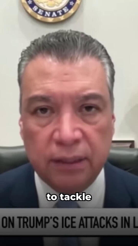 Sen. Alex “Jose” Padilla (D-CA) shamelessly called for ICE agents to be ...