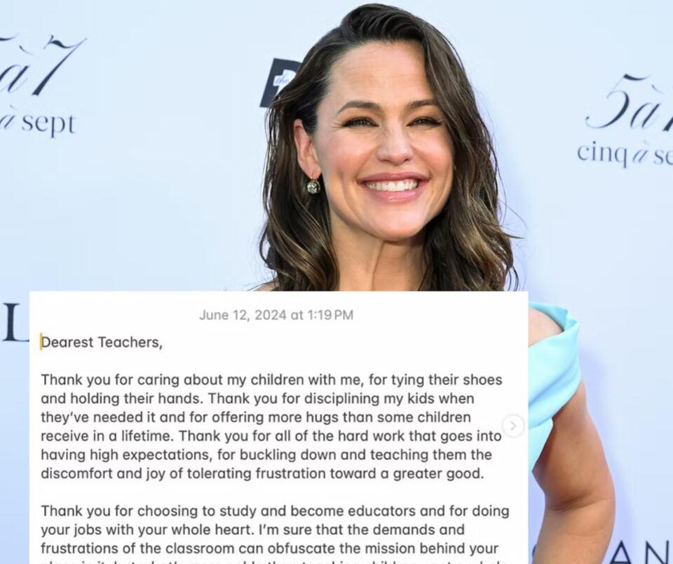 Jennifer Garner Shares Sweet 'Thank You' To Teachers - NewsBreak