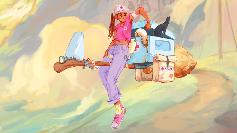 Unreal Engine 5 has been customised to deliver a Ghibli-like painterly ...