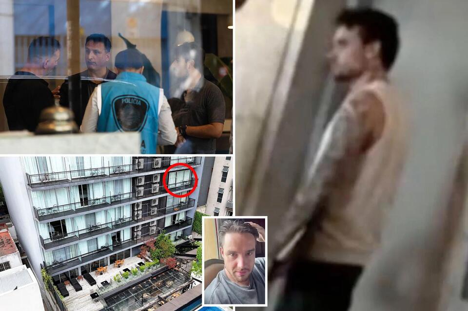 Tragic moment Liam Payne fell to his death was captured by CCTV ...