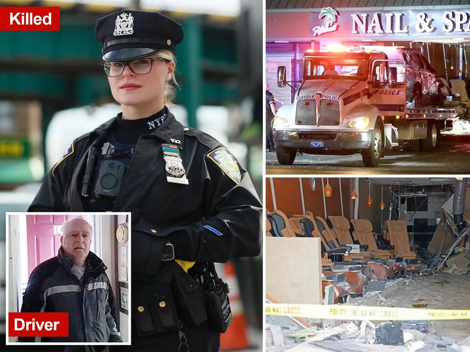 Alleged drunk driver who killed NYPD cop in LI nail salon crash had ...