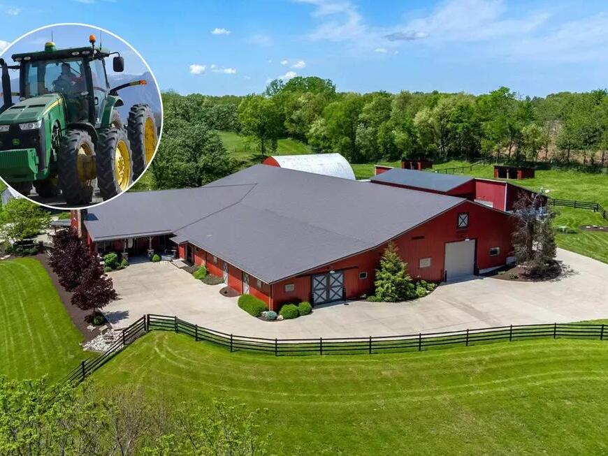 John Deere CEO John C. May Selling Spectacular $3.9 Million Barn ...