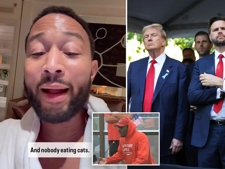 John Legend denies Haitian migrants are eating pets in his home city of ...